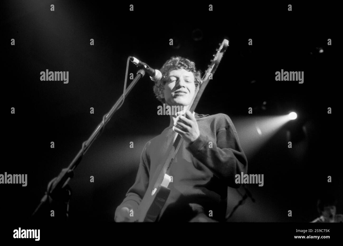 JOHN POWER, CAST, EARLY TOUR 1995: A young John Power of the rock band ...