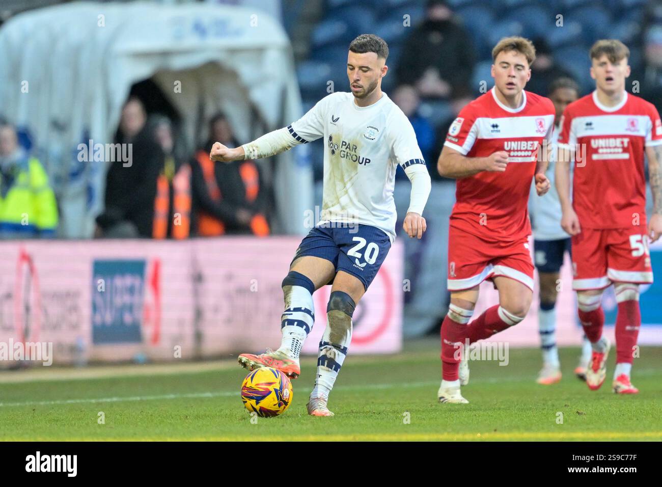 25th January 2025; Deepdale, Preston, England; EFL Championship ...