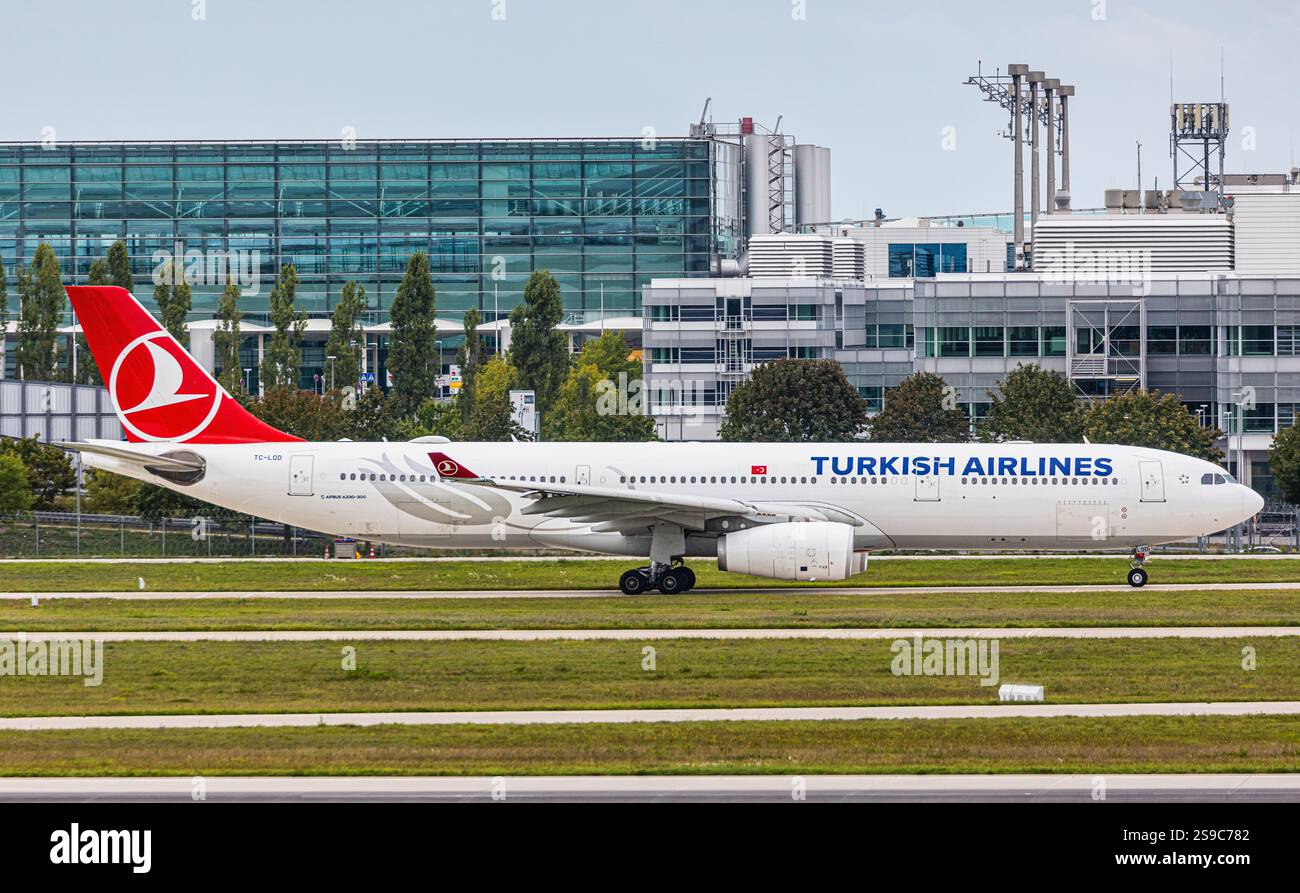 Munich, Germany, 15th Sep 2024: An Airbus A330-343E from THY Turkish ...