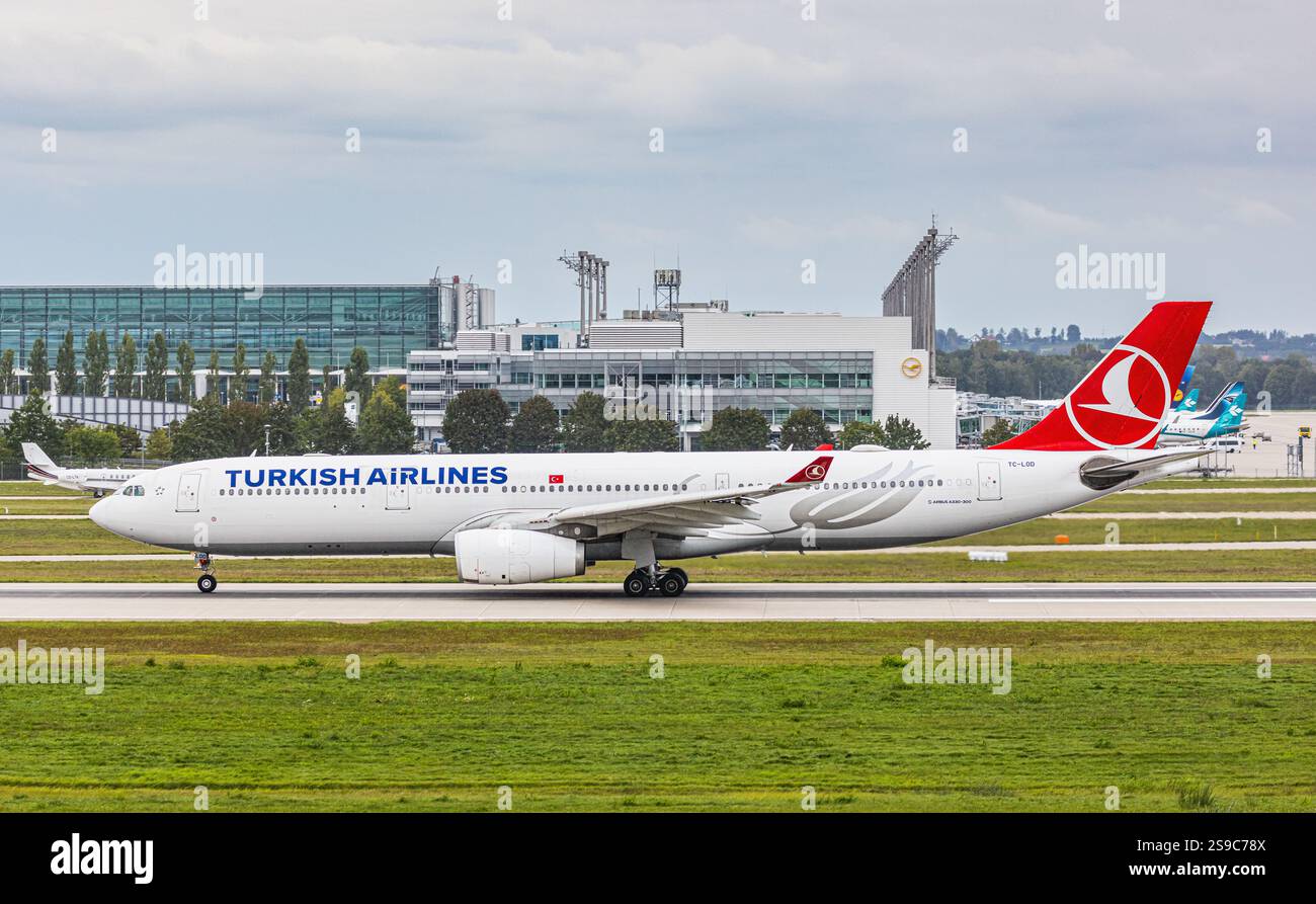 Munich, Germany, 15th Sep 2024: An Airbus A330-343E from THY Turkish ...