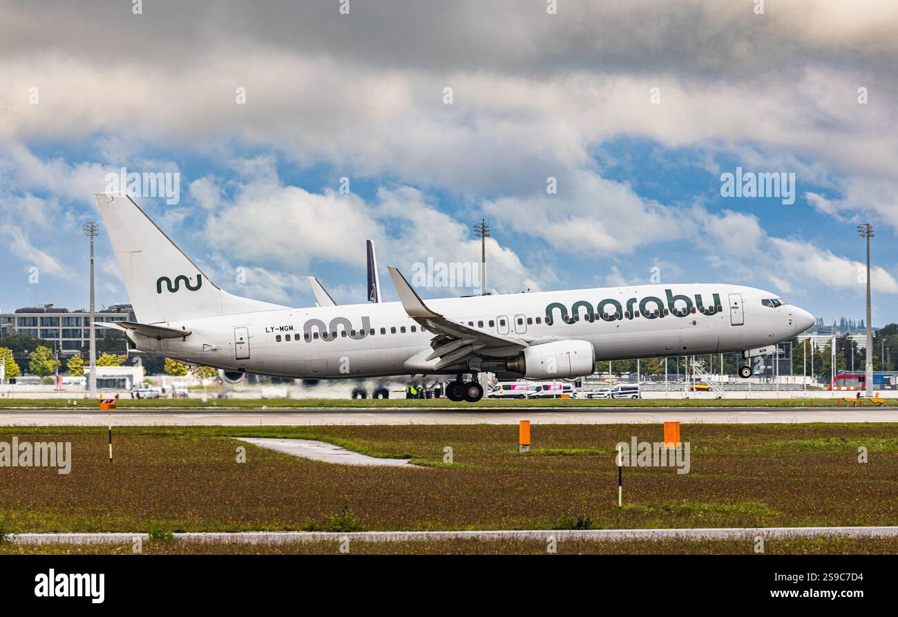 Munich, Germany, 17th Sep 2024: A Boeing 737-8EH from Marabu Airlines ...