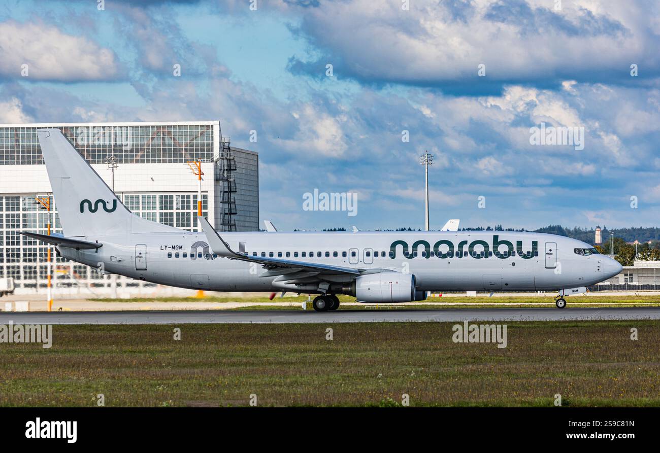 Munich, Germany, 17th Sep 2024: A Boeing 737-8EH from Marabu Airlines ...
