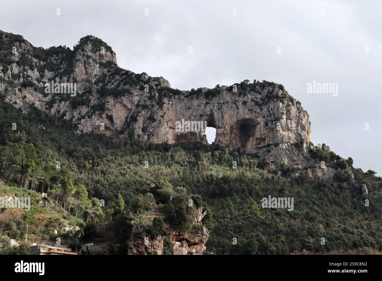 Positano - Buco di Montepertuso Stock Photo - Alamy