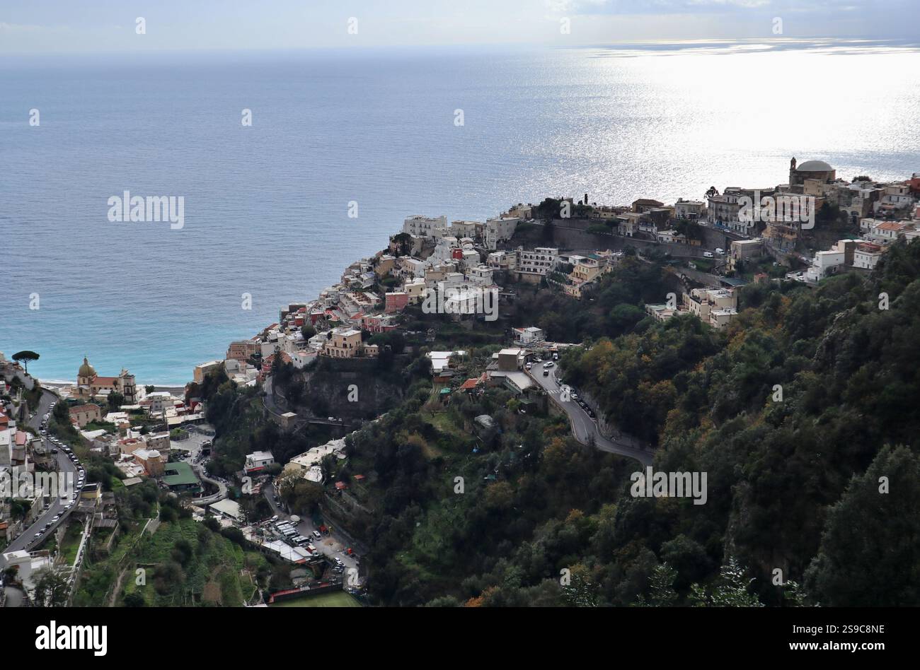 Positano - Panorama da Via Montepertuso Stock Photo - Alamy