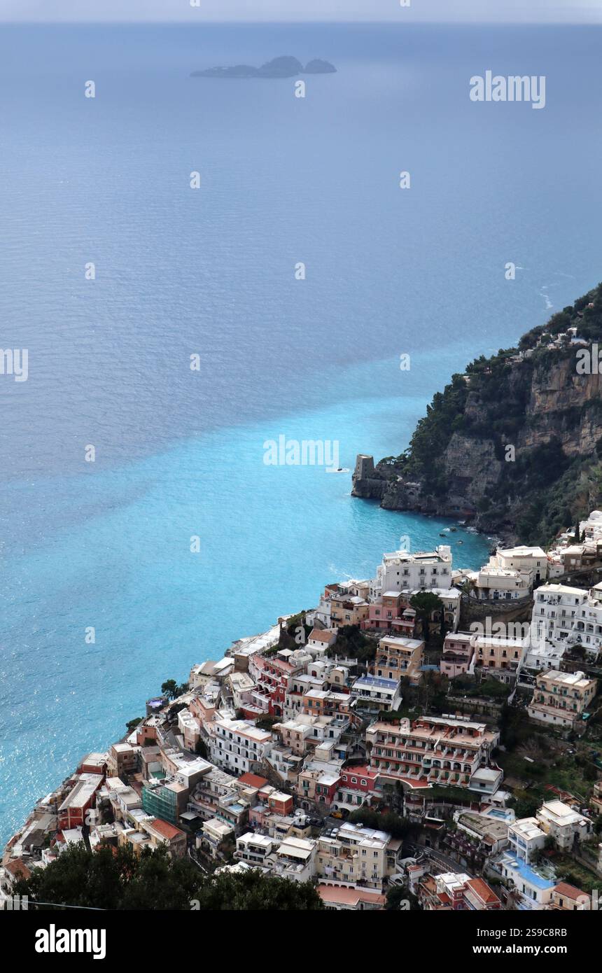 Positano - Scorcio panoramico da Via Montepertuso Stock Photo - Alamy