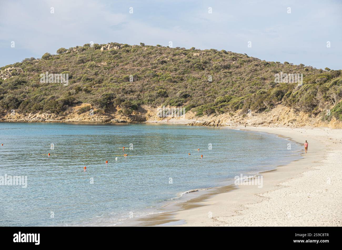 Aerial view of the Gulf of Teulada Stock Photo - Alamy