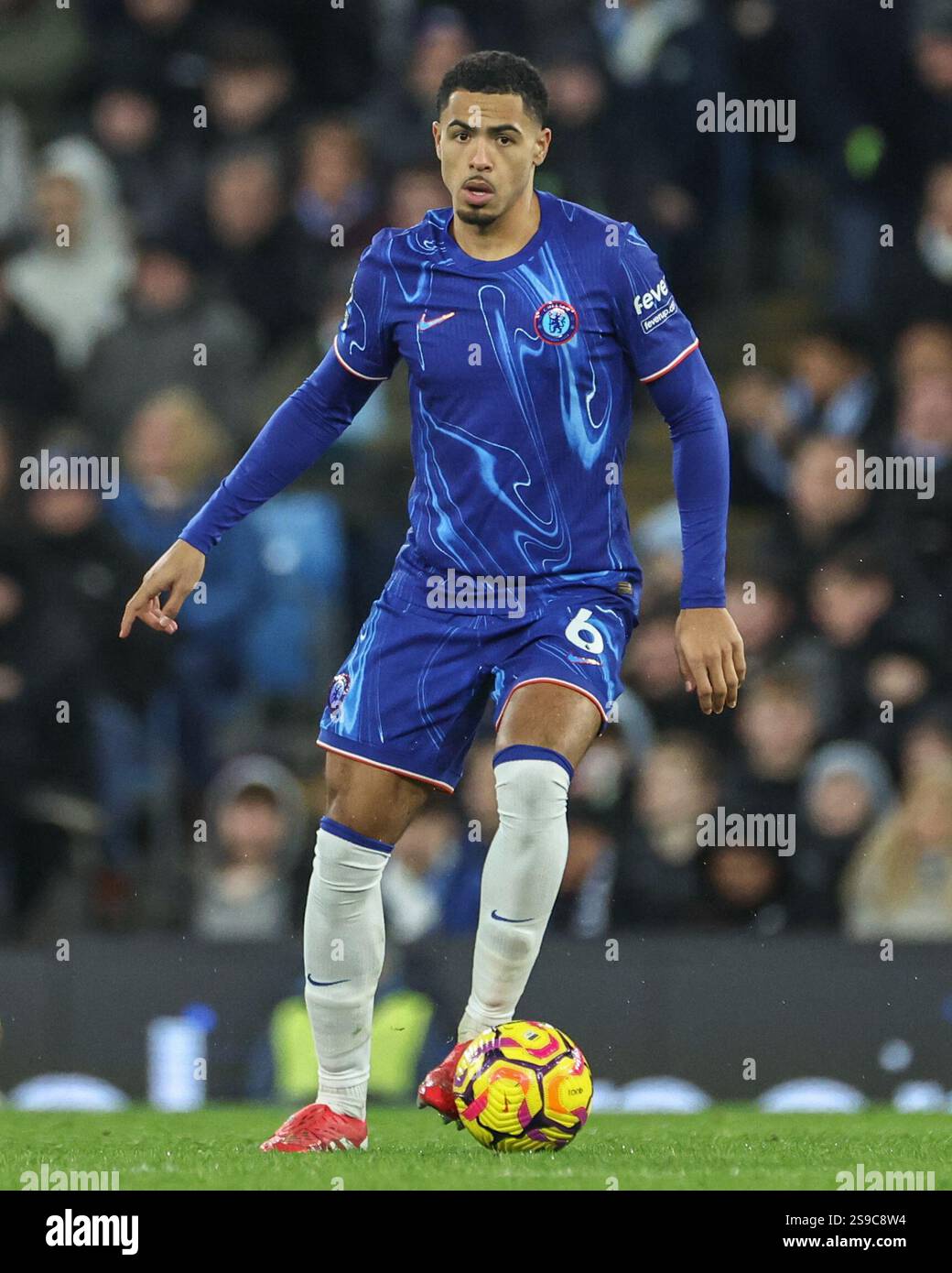 Levi Colwill of Chelsea during the Premier League match Manchester City ...