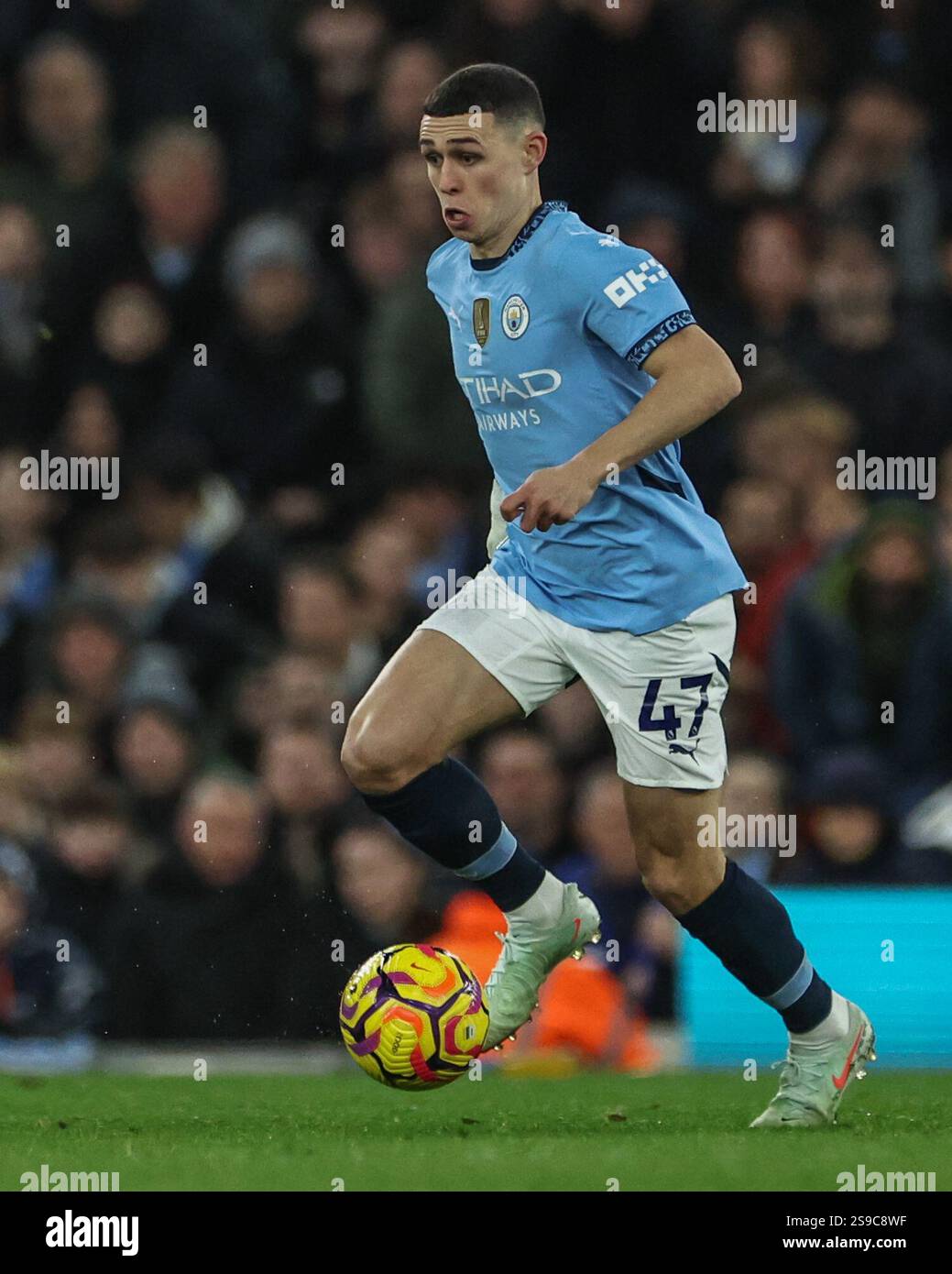 Phil Foden of Manchester City during the Premier League match ...