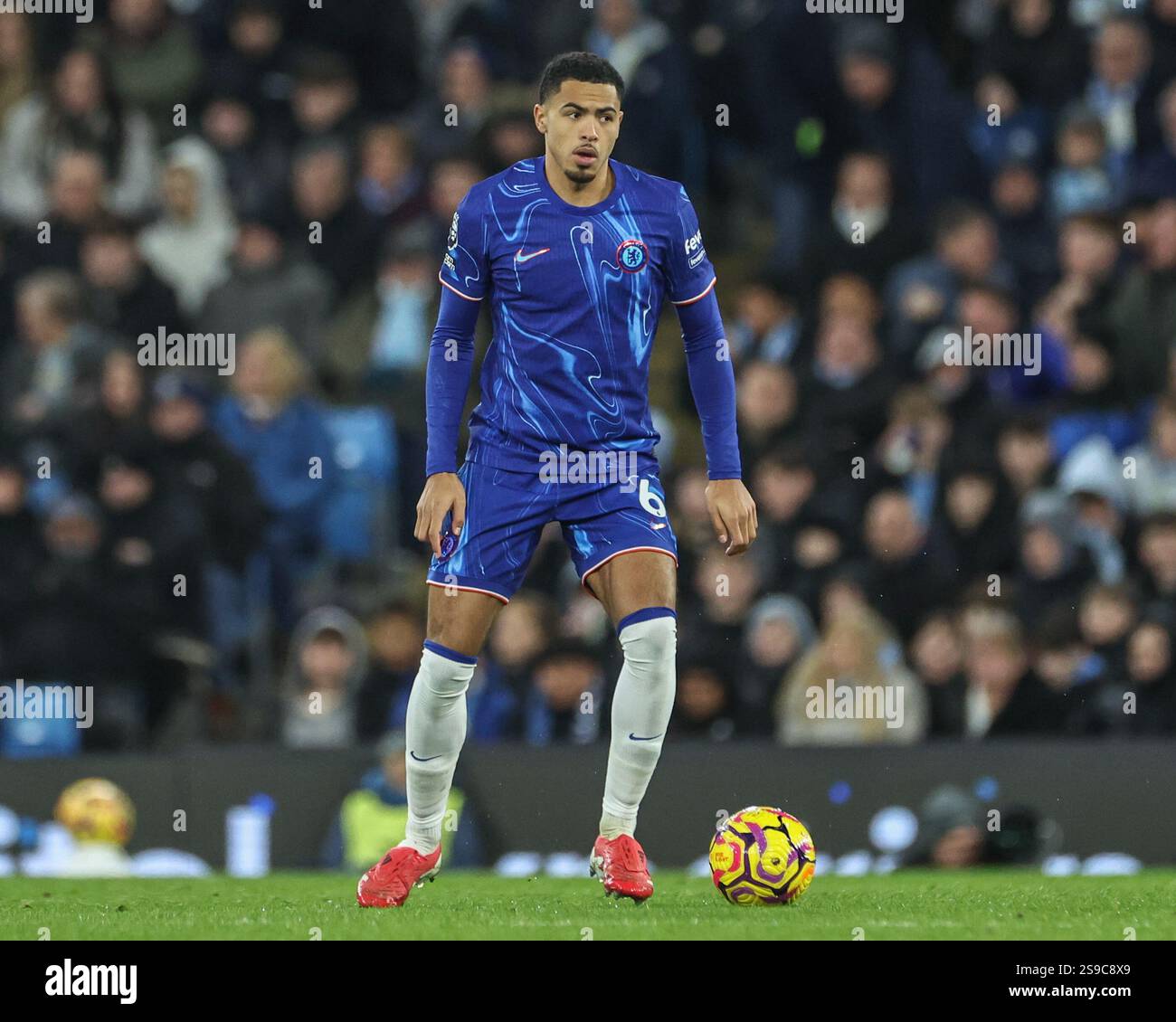 Levi Colwill of Chelsea during the Premier League match Manchester City ...