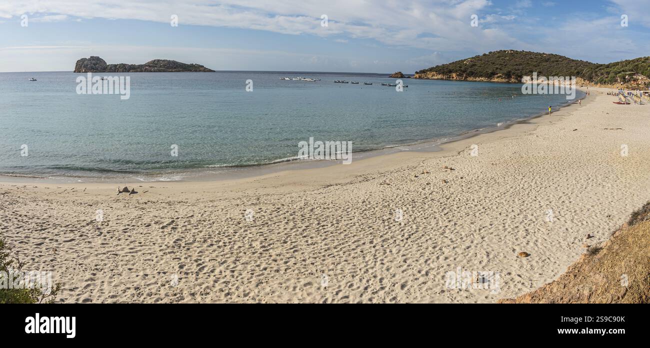 Aerial view of the Gulf of Teulada Stock Photo - Alamy