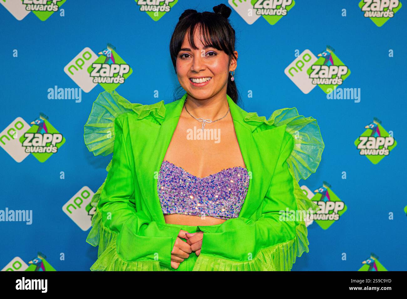 HILVERSUM - Nienke van Dijk on the green carpet prior to the ...