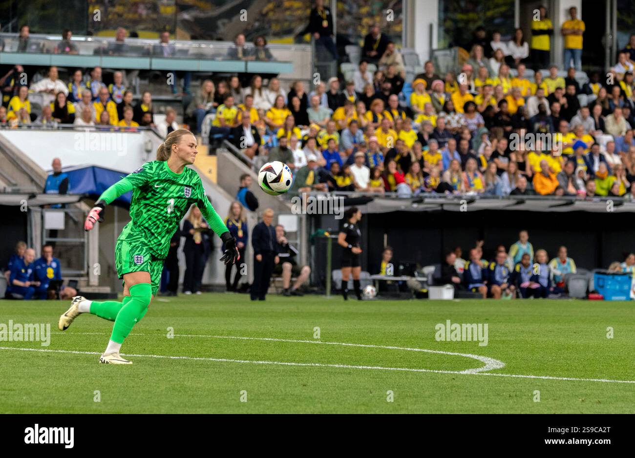 Gothenburg, Sweden. 16th Jul 2024. Goalkeeper for England, Hannah ...