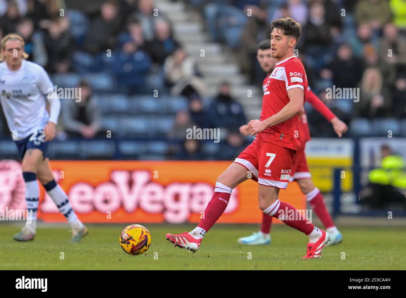 25th January 2025; Deepdale, Preston, England; EFL Championship ...