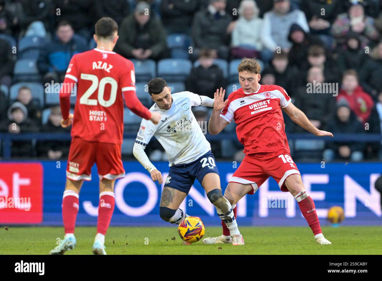 25th January 2025; Deepdale, Preston, England; EFL Championship ...