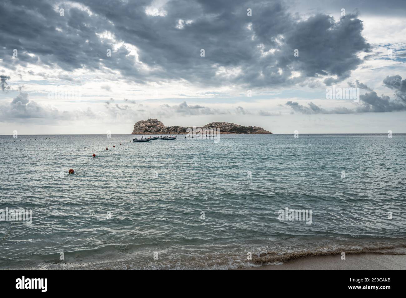Aerial view of the Gulf of Teulada Stock Photo - Alamy
