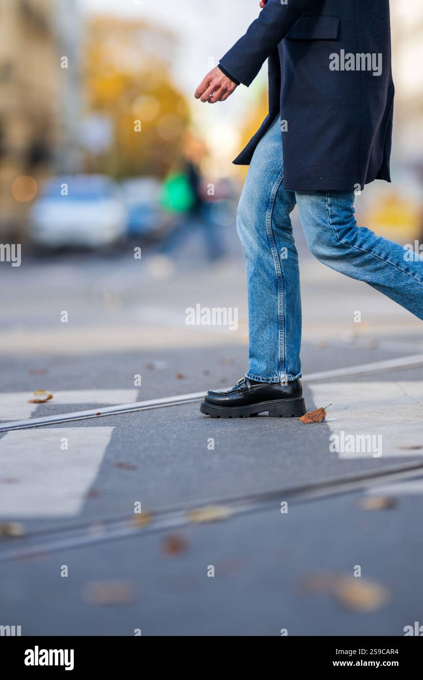 Road sign intersection with the tram line hi-res stock photography and ...