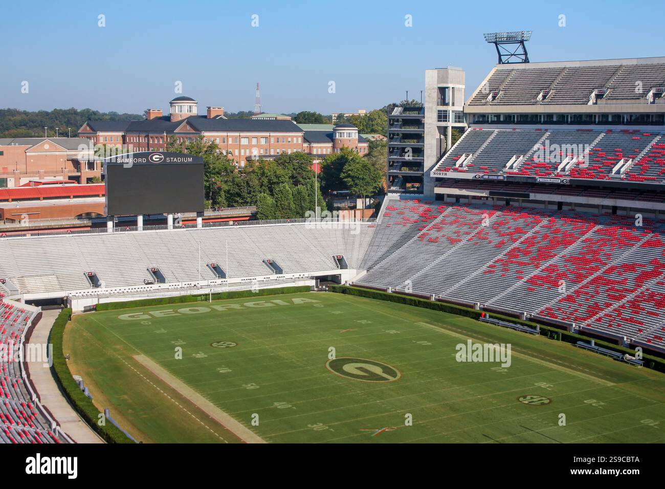 Inside Sanford Stadium at UGA in Athens, GA Stock Photo - Alamy