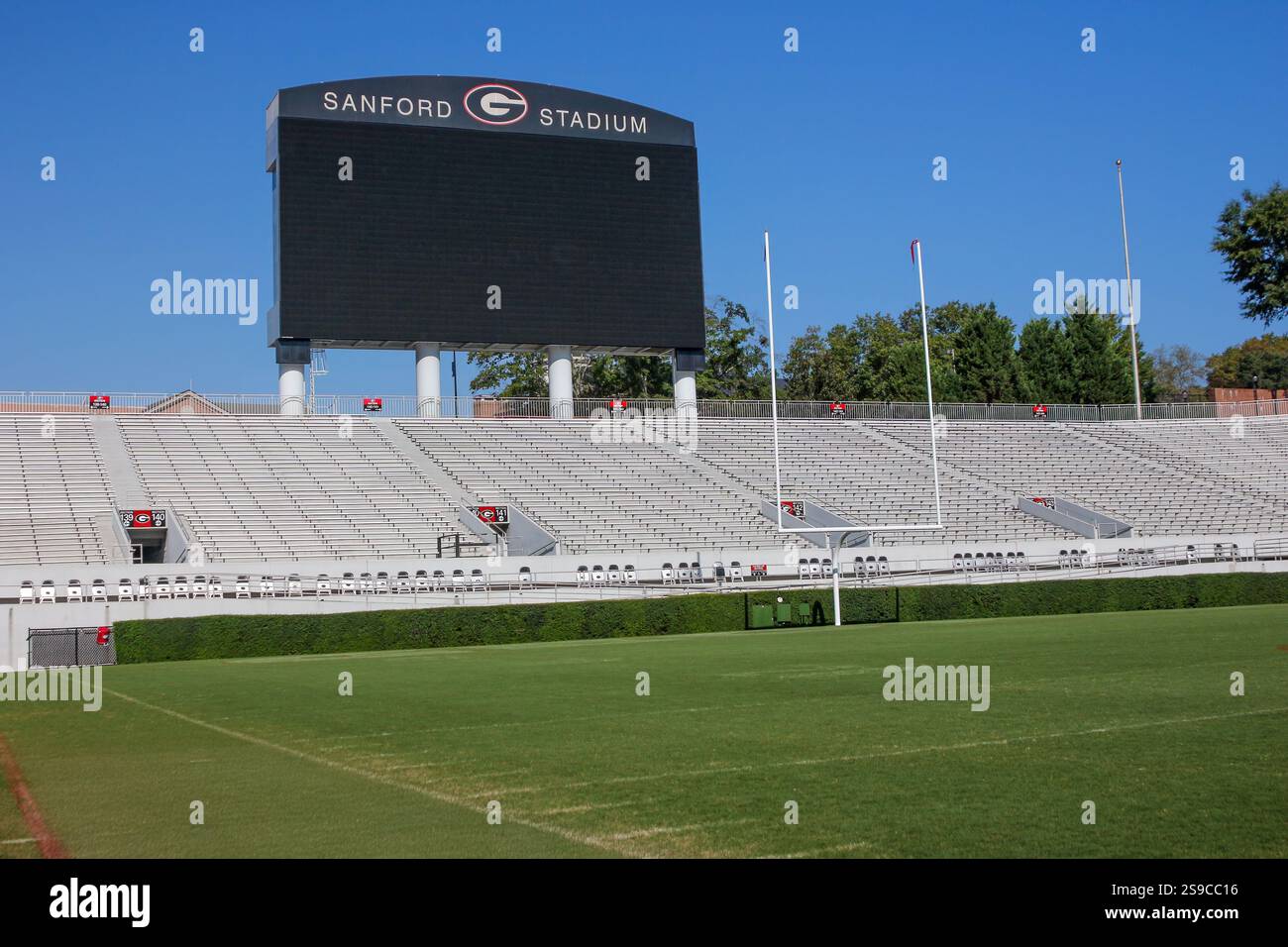 Inside Sanford Stadium at UGA in Athens, GA Stock Photo - Alamy