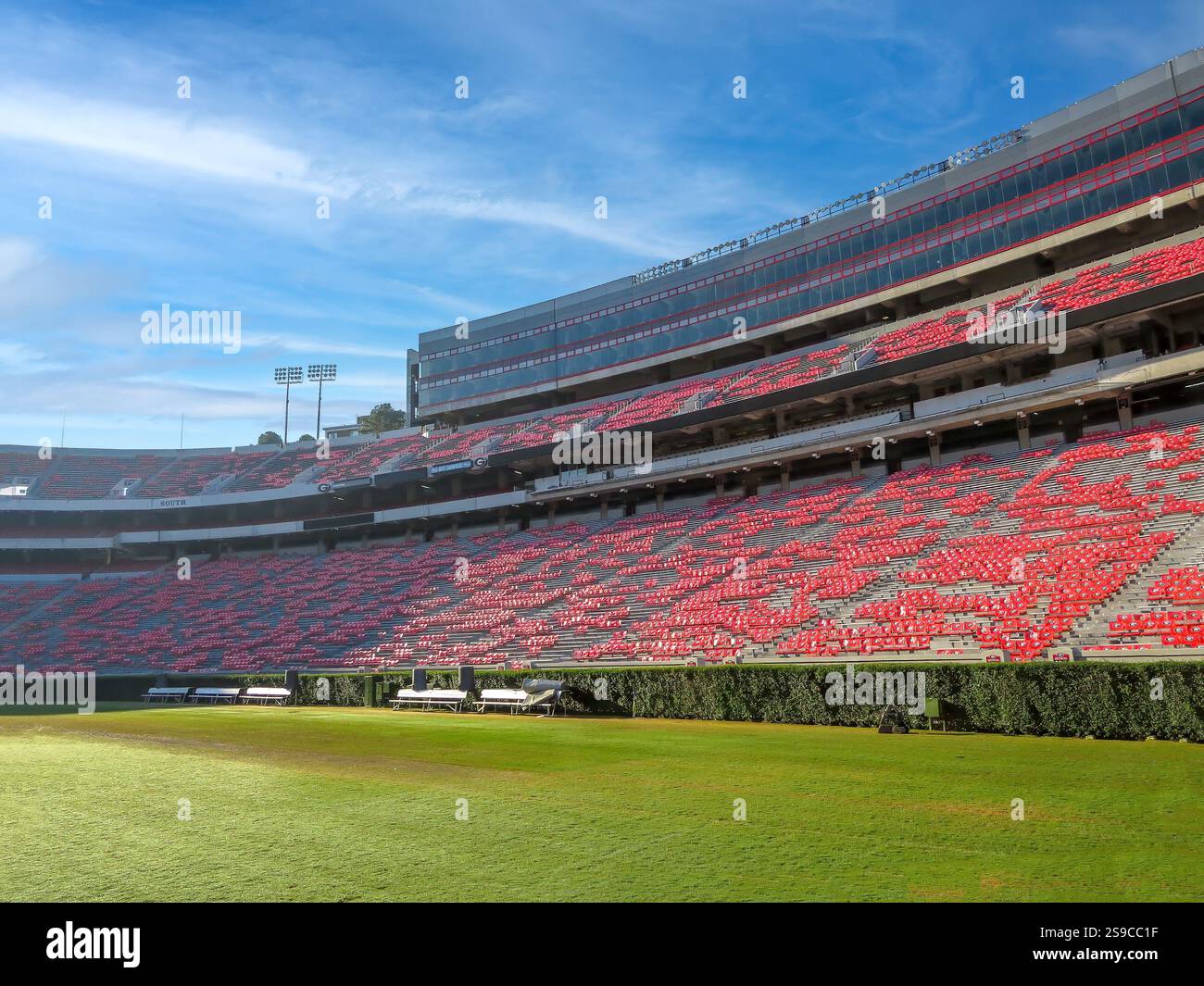 Inside Sanford Stadium at UGA in Athens, GA Stock Photo - Alamy