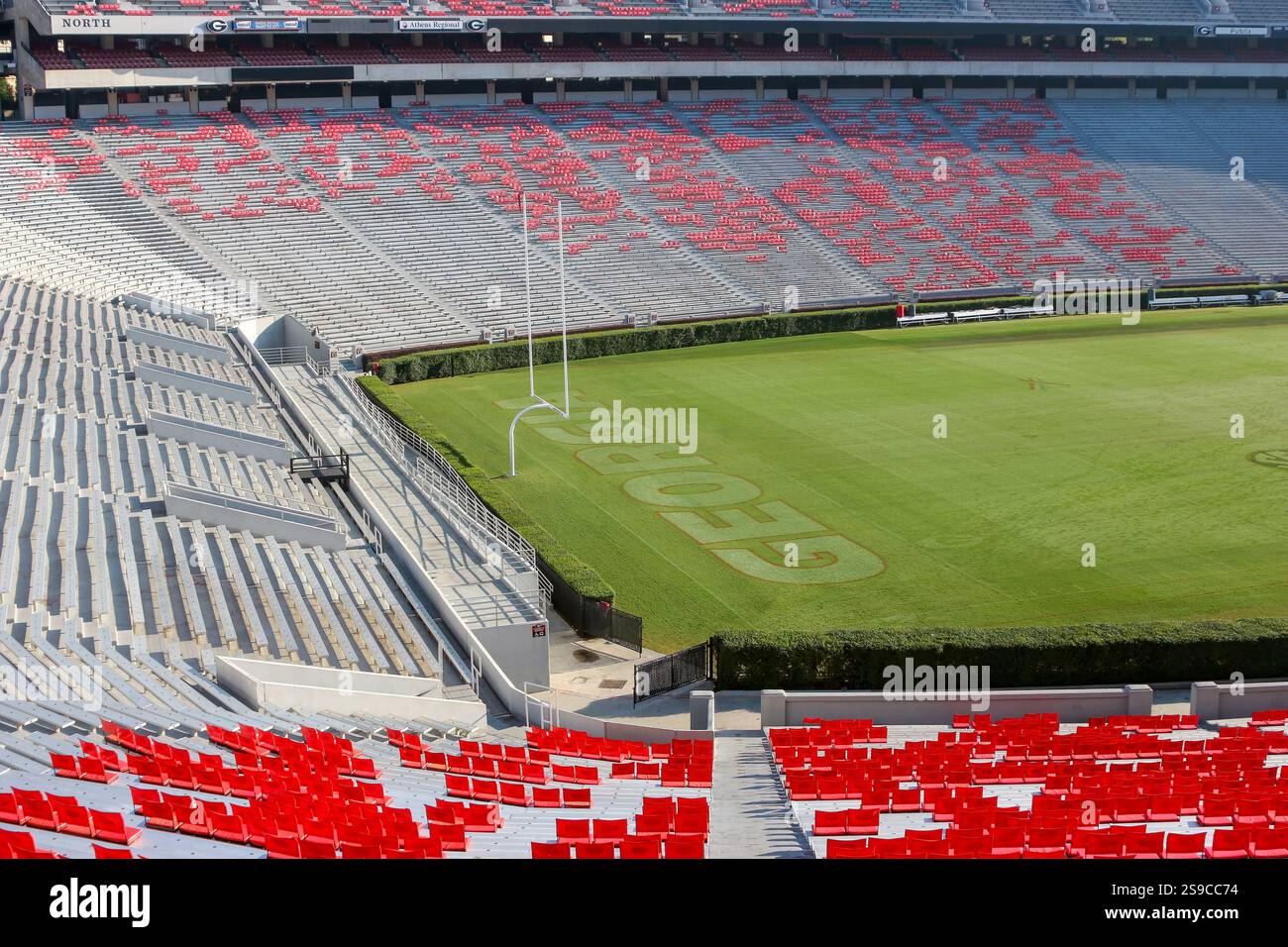 Inside Sanford Stadium at UGA in Athens, GA Stock Photo - Alamy
