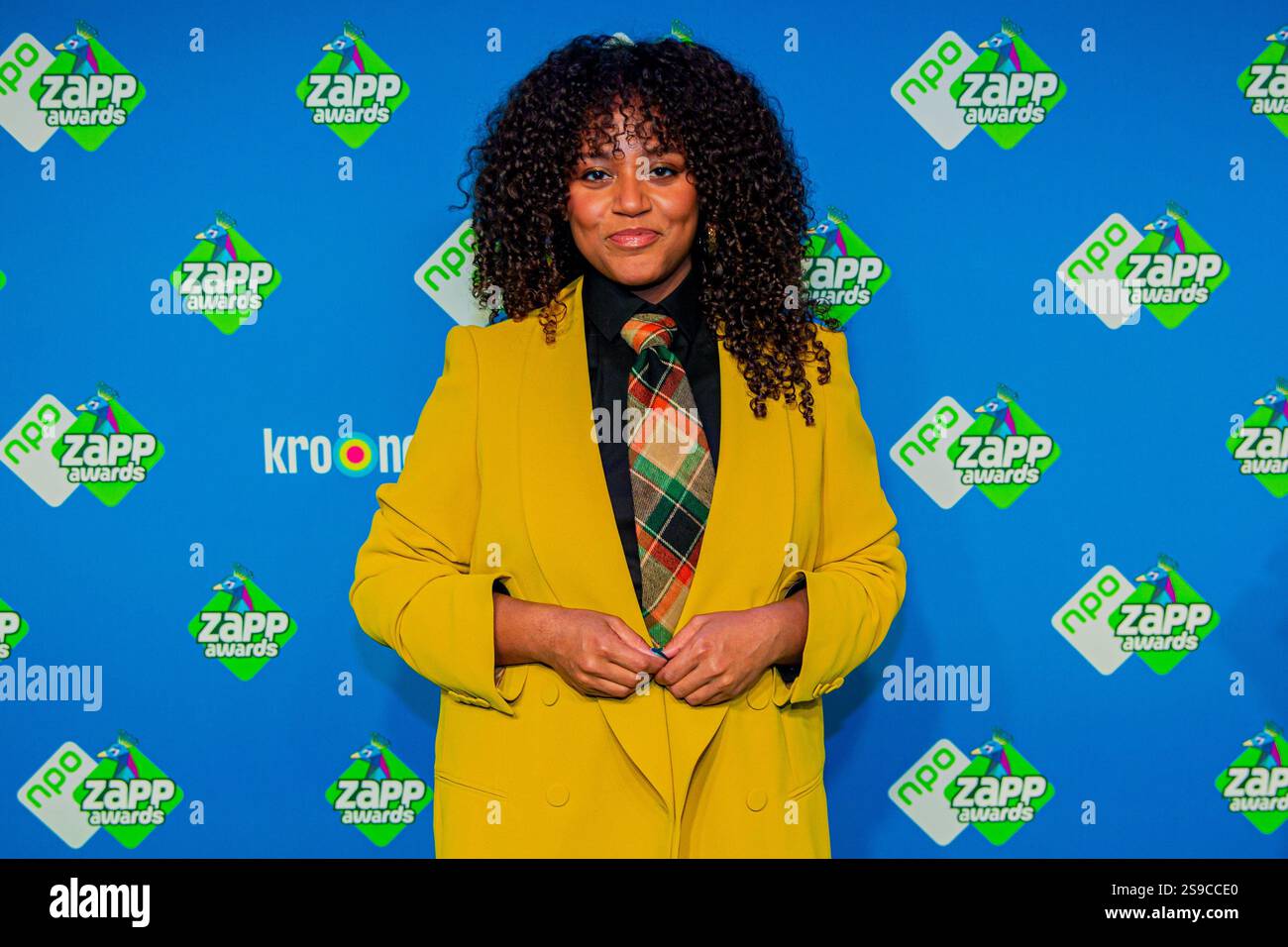HILVERSUM - Quinty Misiedjan on the green carpet prior to the ...
