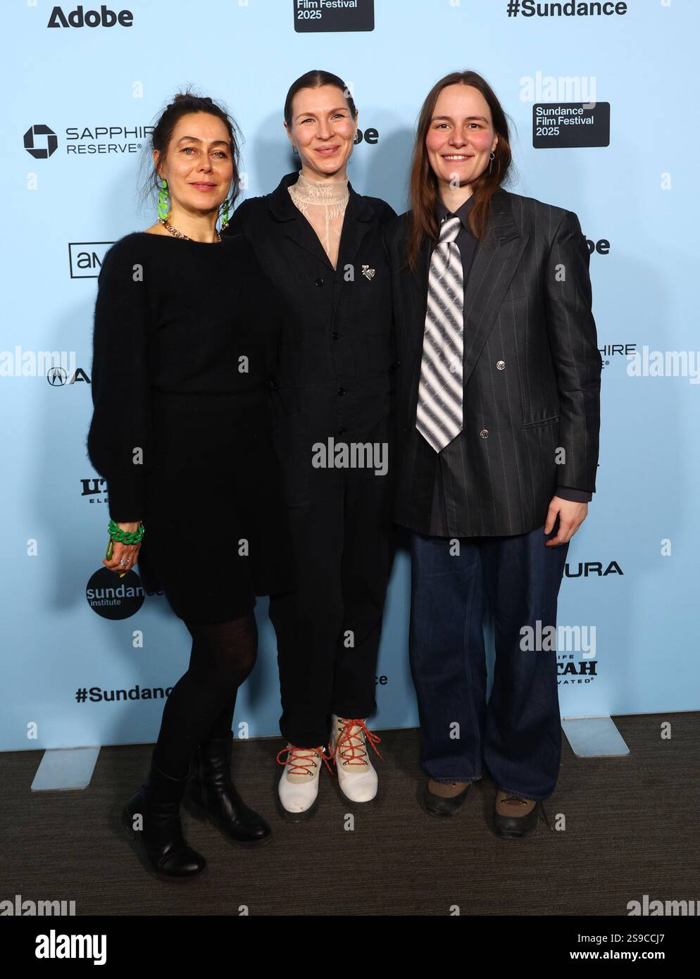 Sjur Miljeteig, Maria Ekerhovd and Emily Gotto arriving to “The Ugly ...