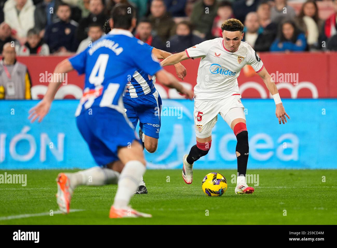 Ruben Vargas of Sevilla FC in action during the Spanish league, LaLiga ...