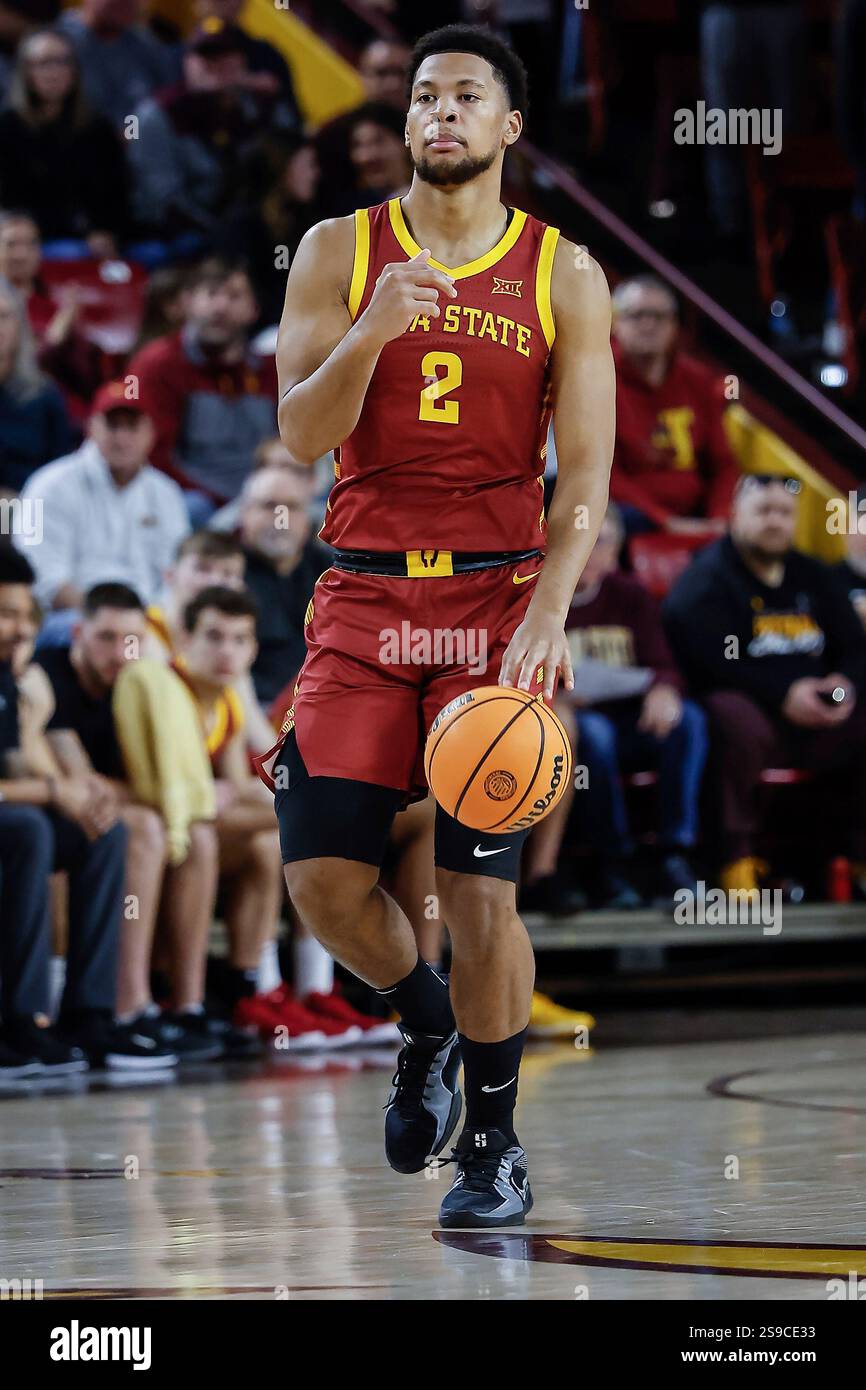 SCOTTSDALE, AZ - JANUARY 25: Iowa State Cyclones forward Joshua ...