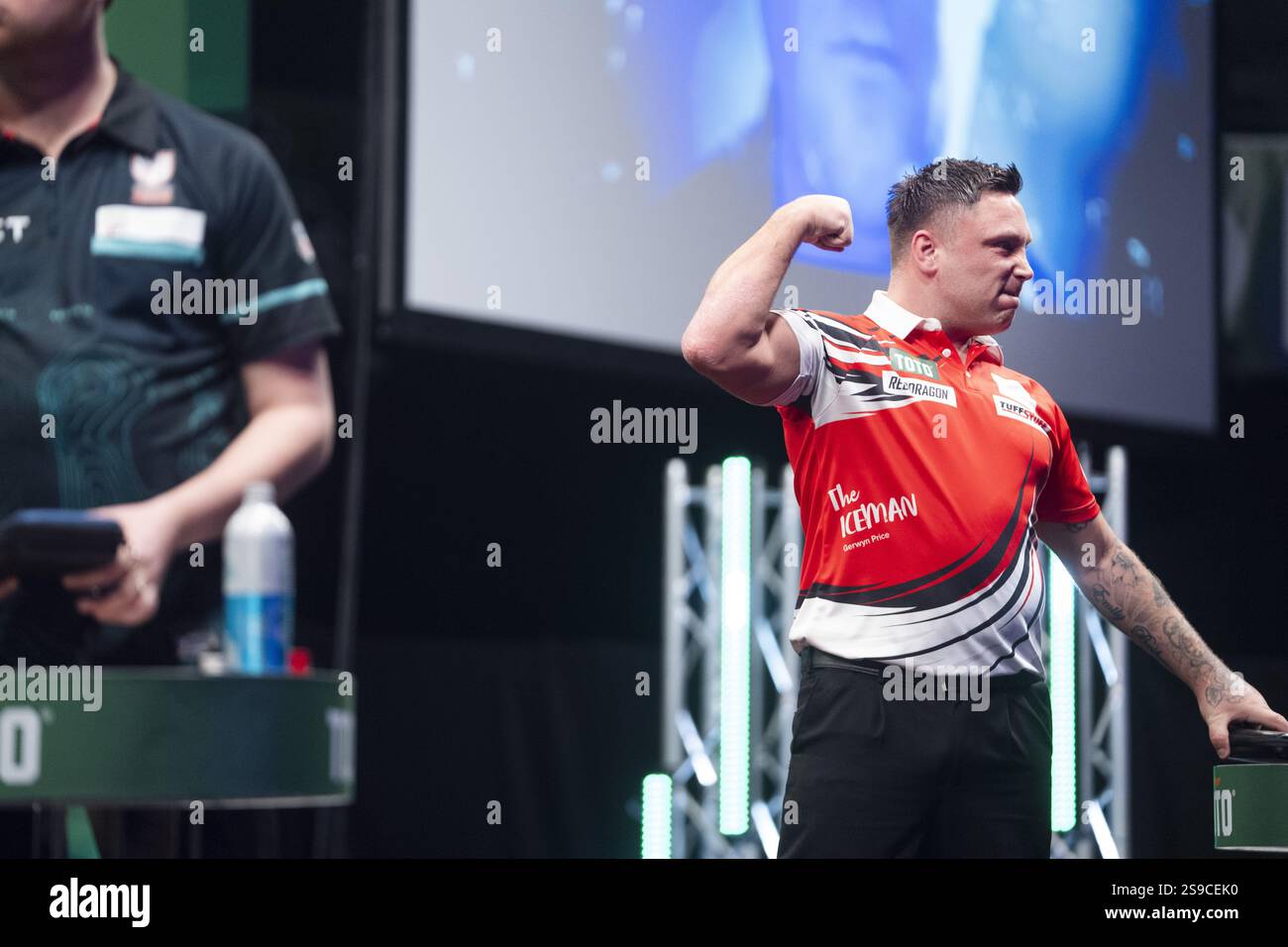 Den Bosch, Netherlands. 25th Jan, 2025. DEN BOSCH - Darter Gerwyn Price ...