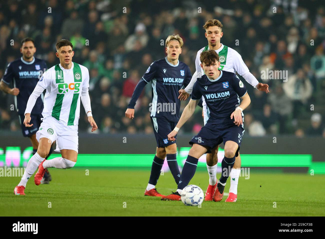 GRONINGEN , 25-01-2025 , Stadium Euroborg, season 2024 / 2025 , Dutch ...