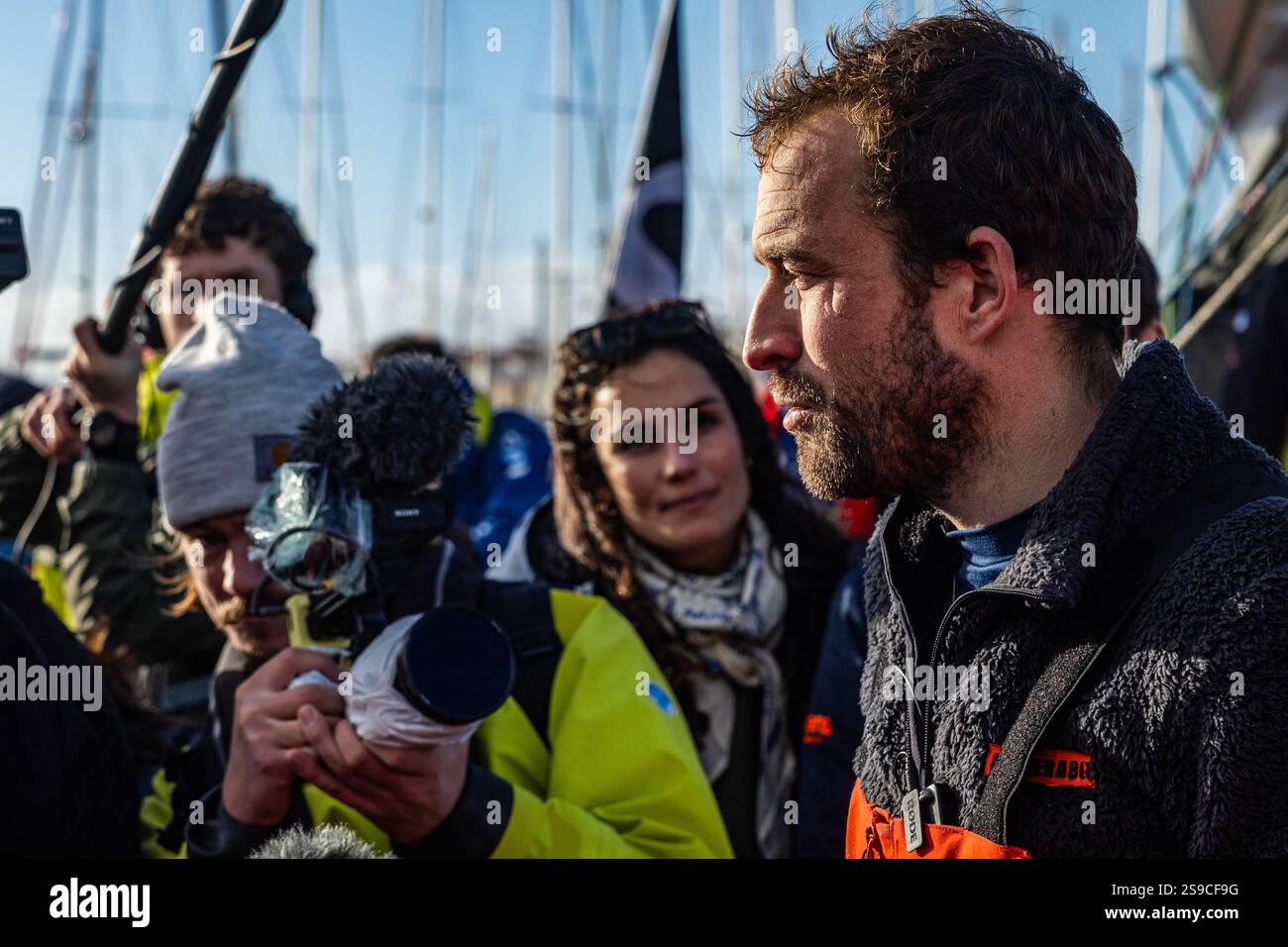 GOODCHILD Sam (gbr), Vulnerable, finishing the Vendée Globe 2024-2025 ...