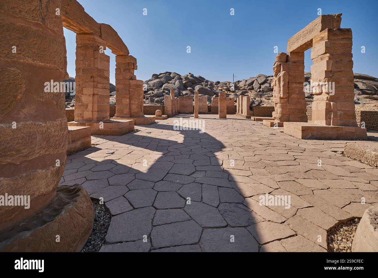 The Temple of Kalabsha an ancient Egyptian temple that was originally ...