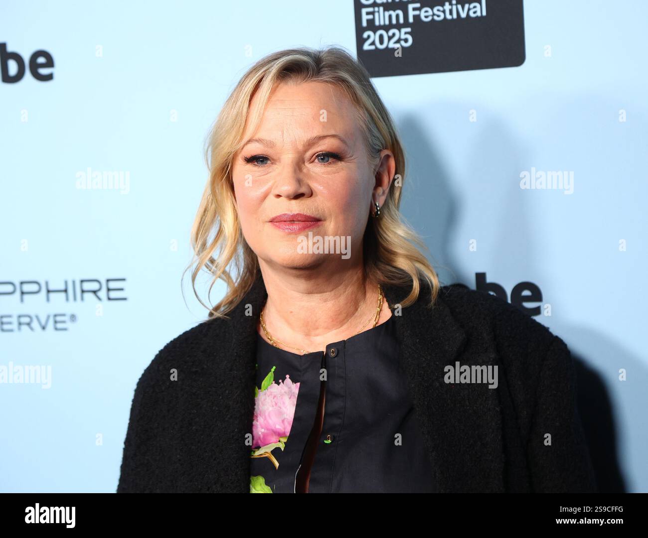Samantha Mathis arriving to the “By Design” premiere during the 2025 ...