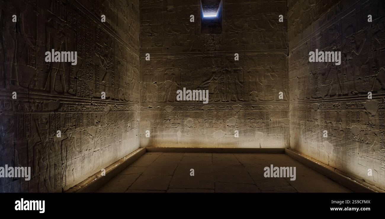 The sanctuary in Temple of Kalabsha ,an ancient Egyptian temple that ...