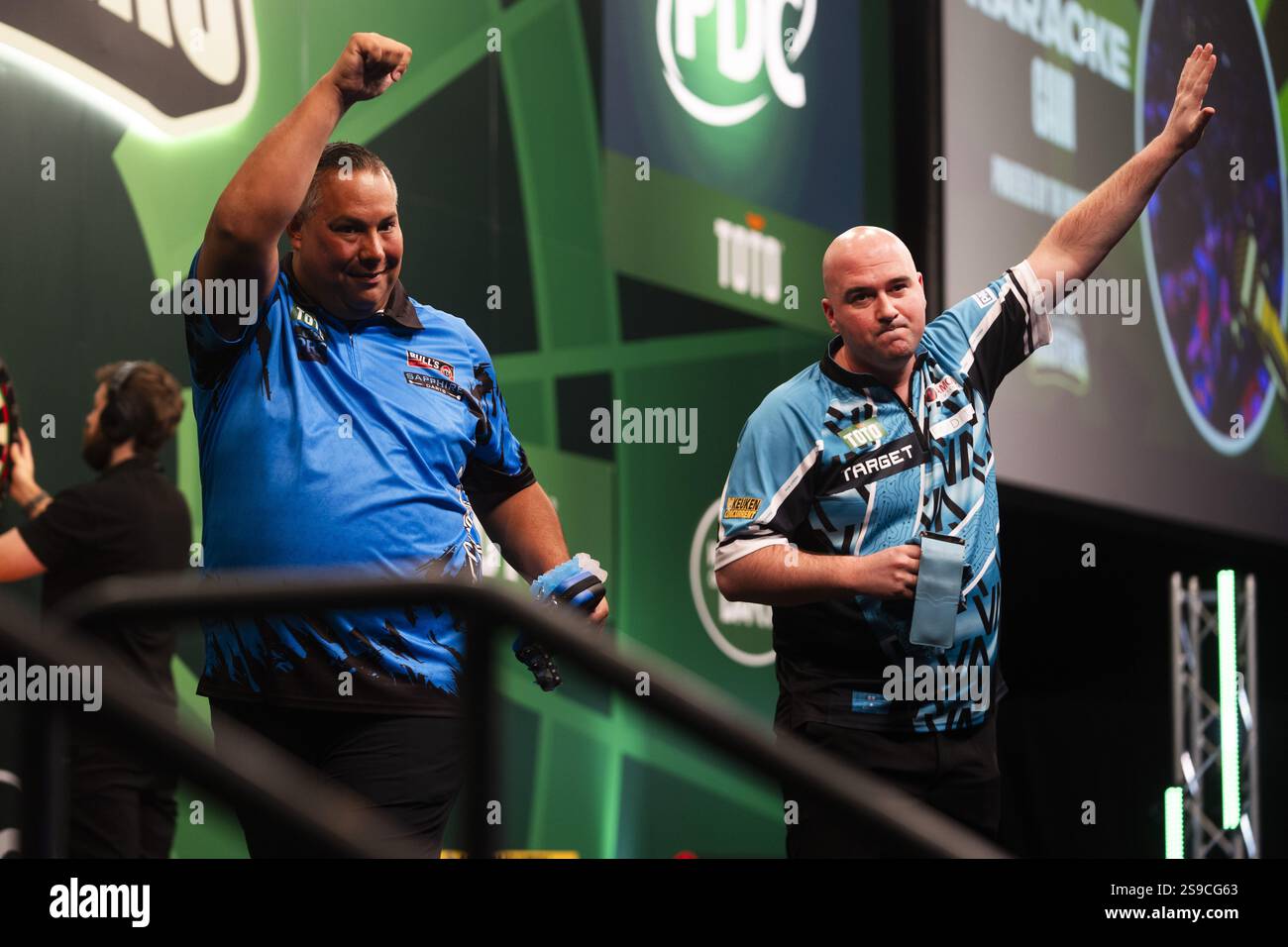 Den Bosch, Netherlands. 25th Jan, 2025. DEN BOSCH - Darter Jermaine ...