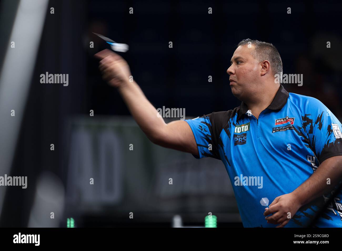Den Bosch, Netherlands. 25th Jan, 2025. DEN BOSCH - Darter Jermaine ...