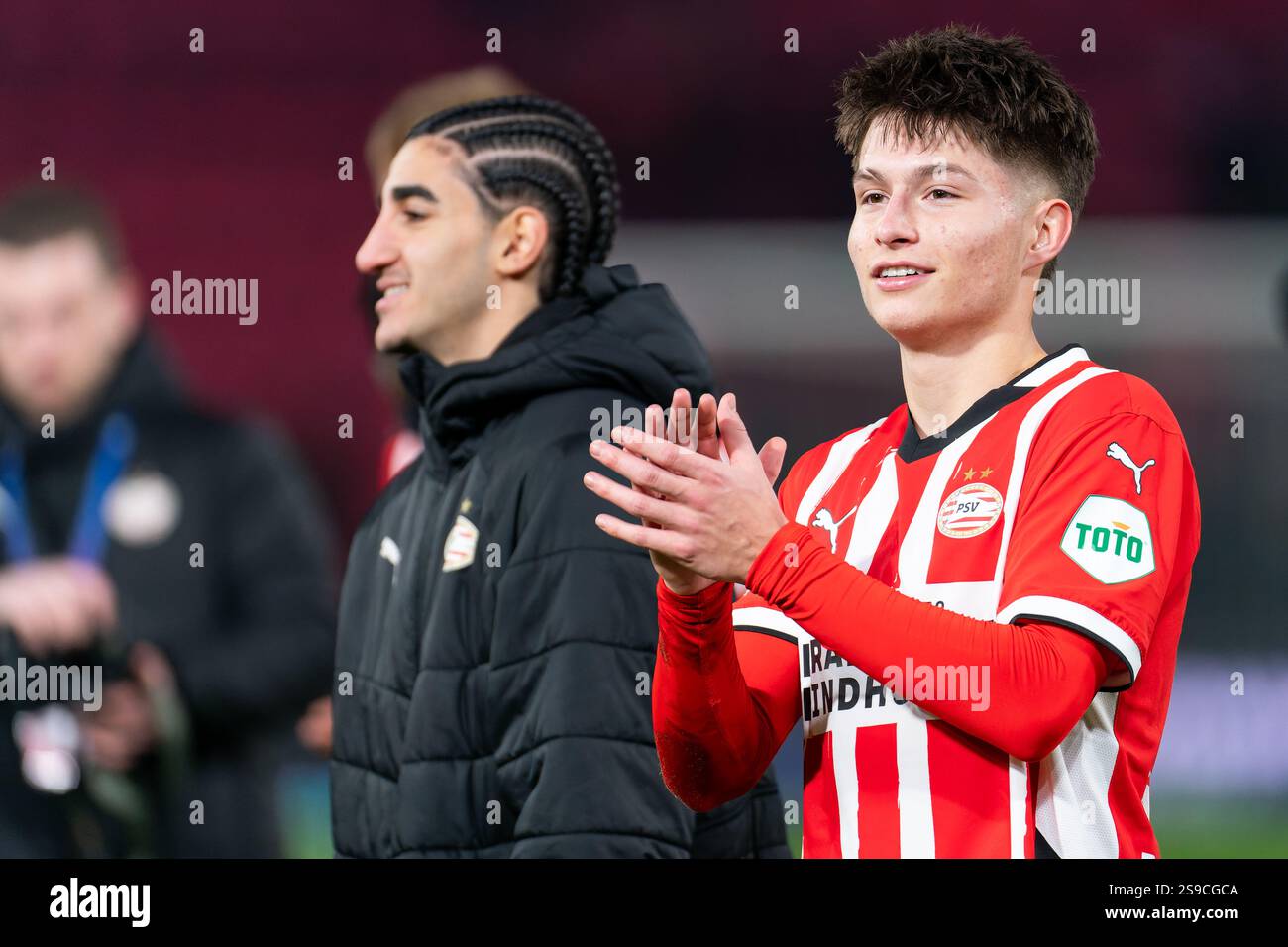 EINDHOVEN, NETHERLANDS - JANUARY 25: Esmir Bajraktarevic of PSV ...