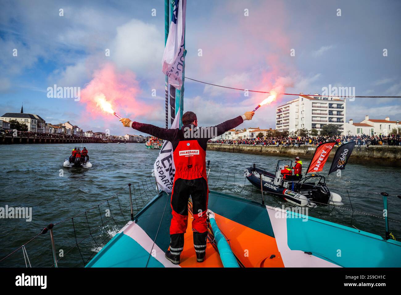GOODCHILD Sam (gbr), Vulnerable, finishing the Vendee Globe 2024-2025 ...