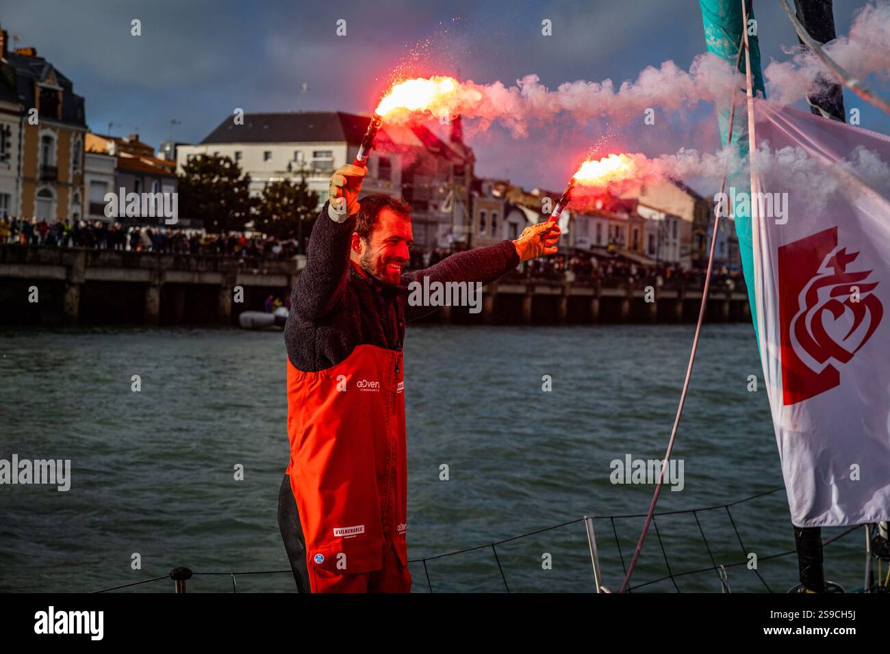 GOODCHILD Sam (gbr), Vulnerable, finishing the Vendee Globe 2024-2025 ...