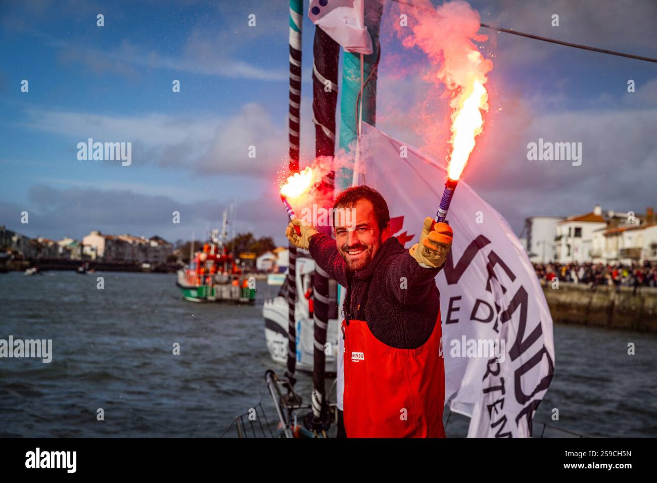 GOODCHILD Sam (gbr), Vulnerable, finishing the Vendee Globe 2024-2025 ...