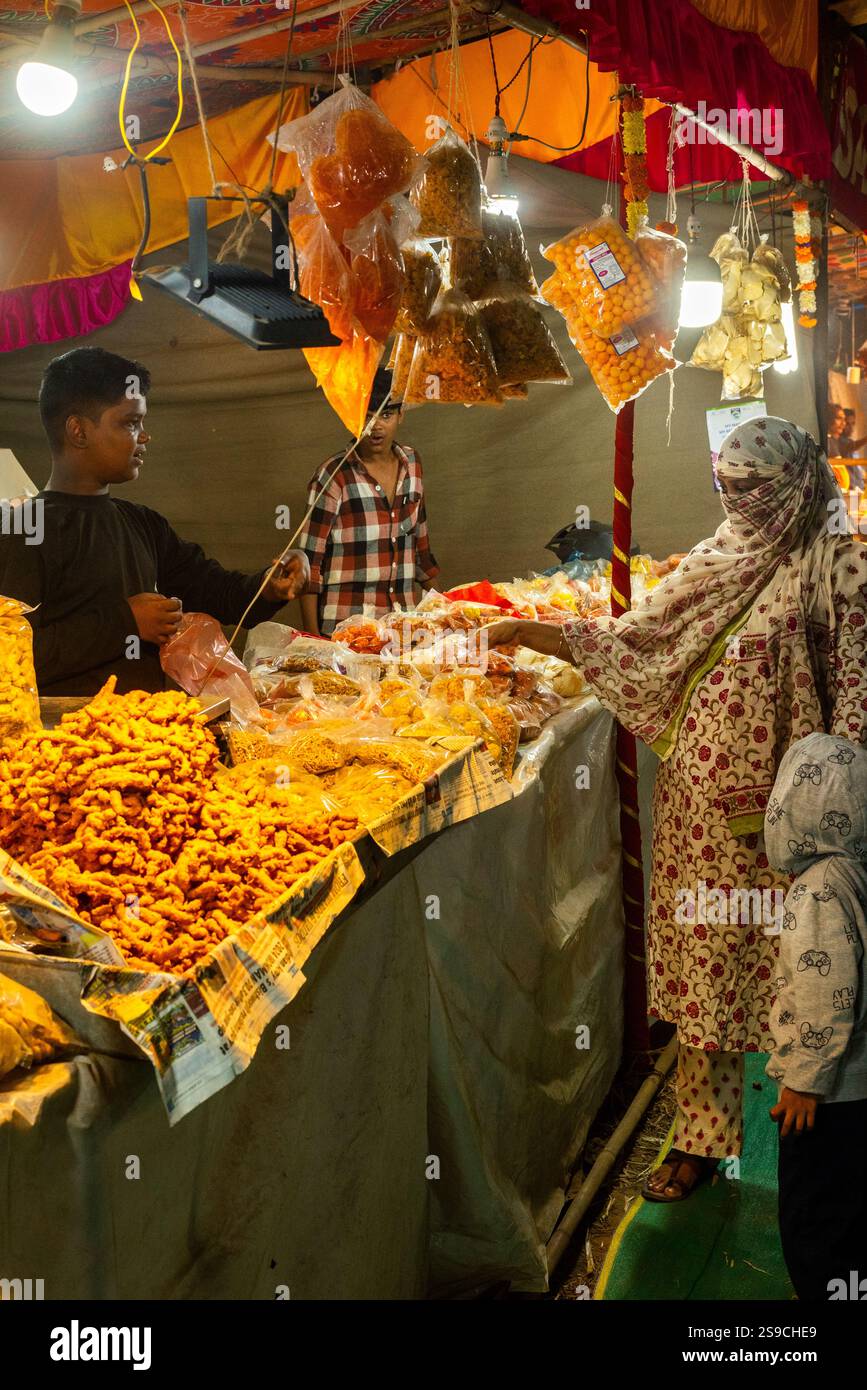 Mapusa Goa India January 12 2025 Devotees and locals explore the ...