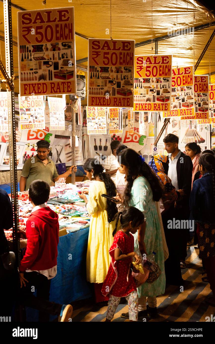 Mapusa Goa India January 12 2025 Devotees and locals explore the ...