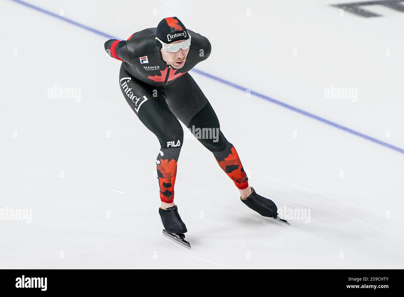 CALGARY, CANADA - JANUARY 25: Casey Dawson of United States of America ...