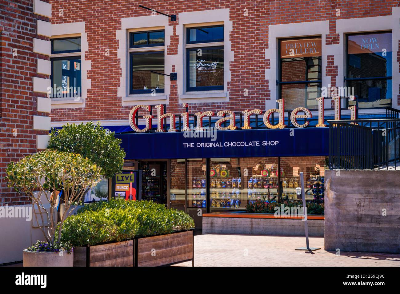 San Francisco, USA - April 30, 2022: Original Chocolate Shop flagship ...