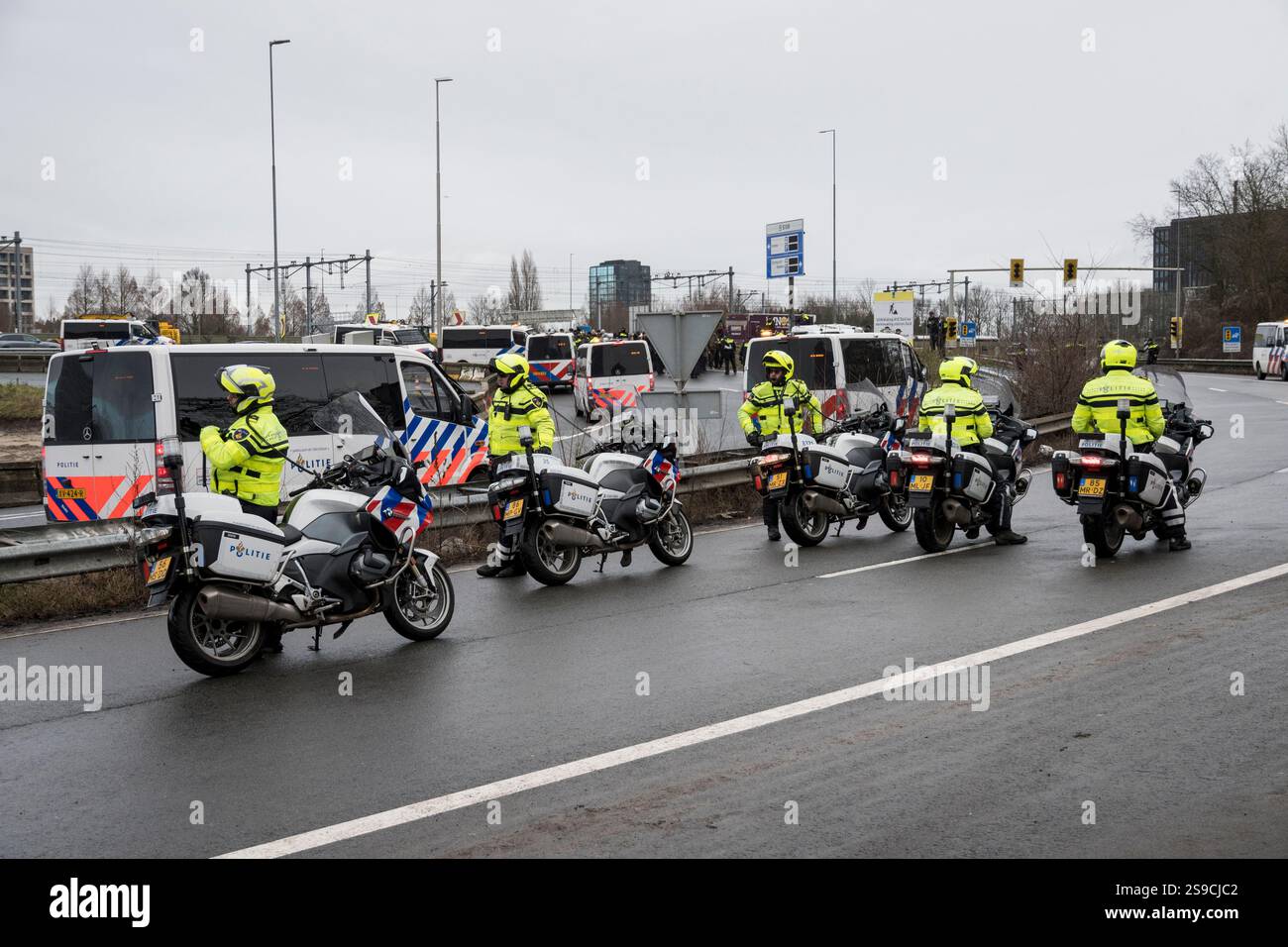 Amsterdam,the Netherlands.25th of january,2025.A few hundred climate ...