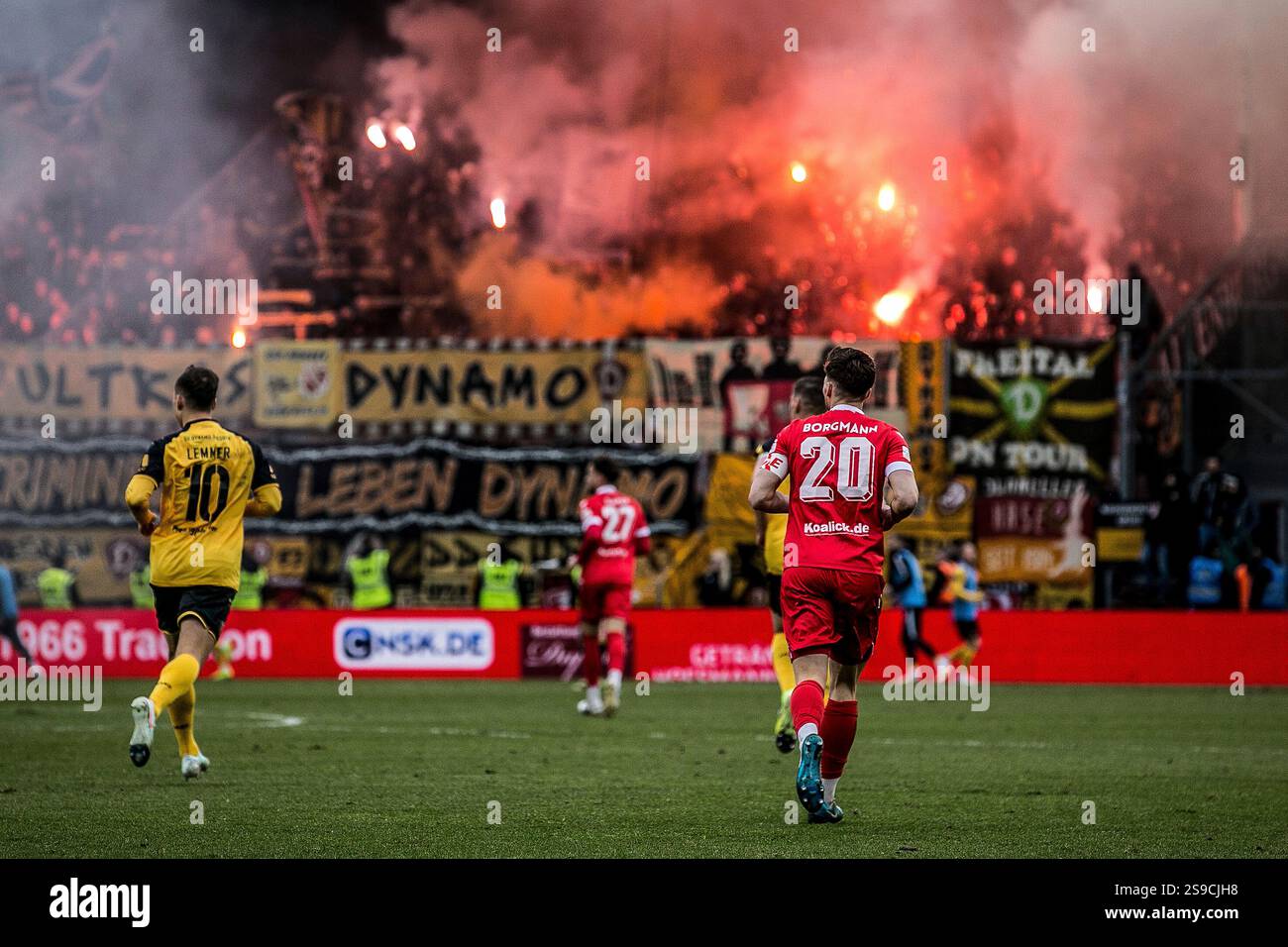 Cottbus, Deutschland 25. Januar 2025: 3. Liga - 2024/2025 - FC Energie ...