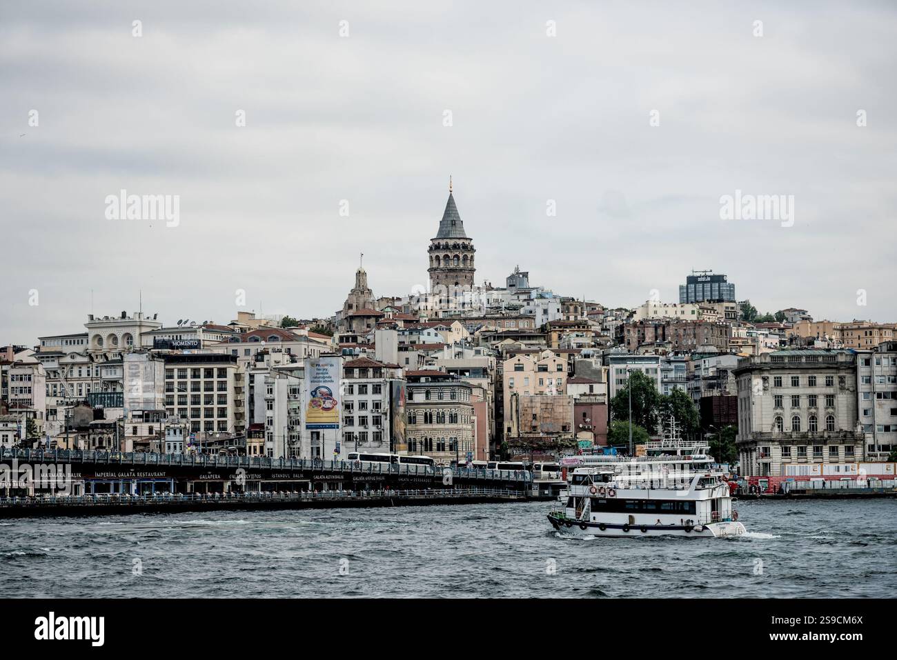 Istanbul, Turkey, May 2018, Residential town buildings, city landscape ...