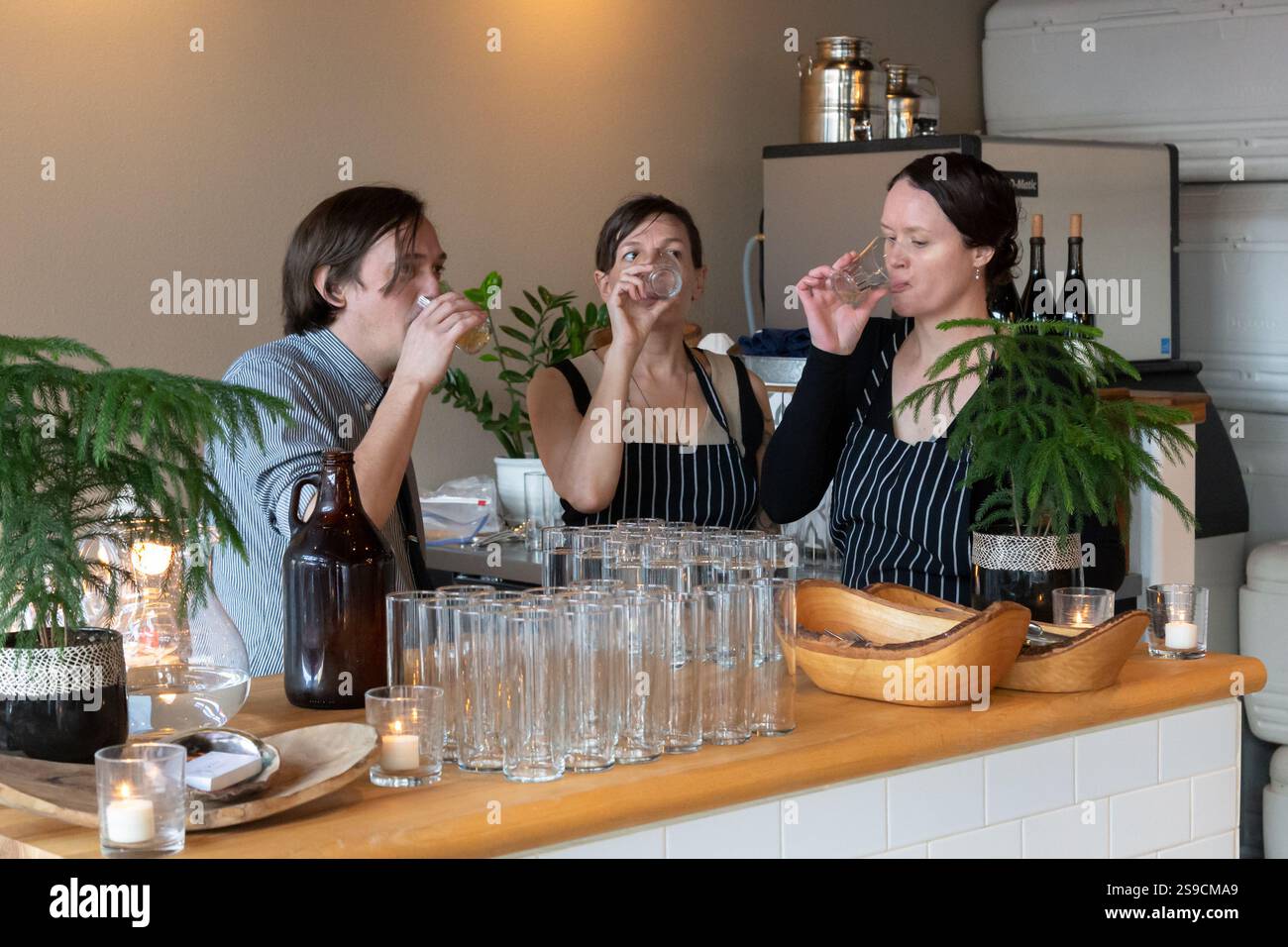 Bar setup sampling hi-res stock photography and images - Alamy