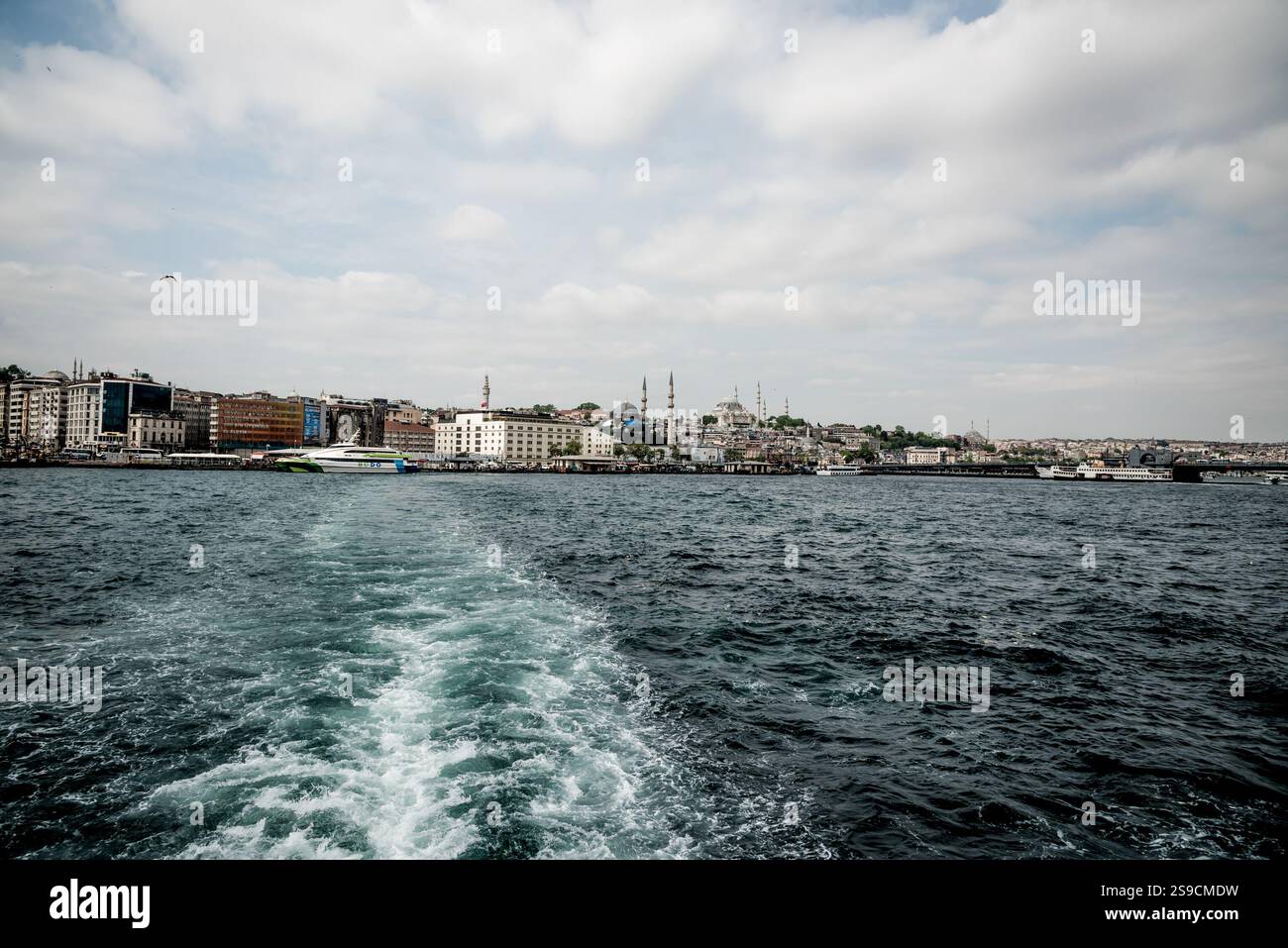 Istanbul, Turkey, May 2018, Residential town buildings, city landscape ...