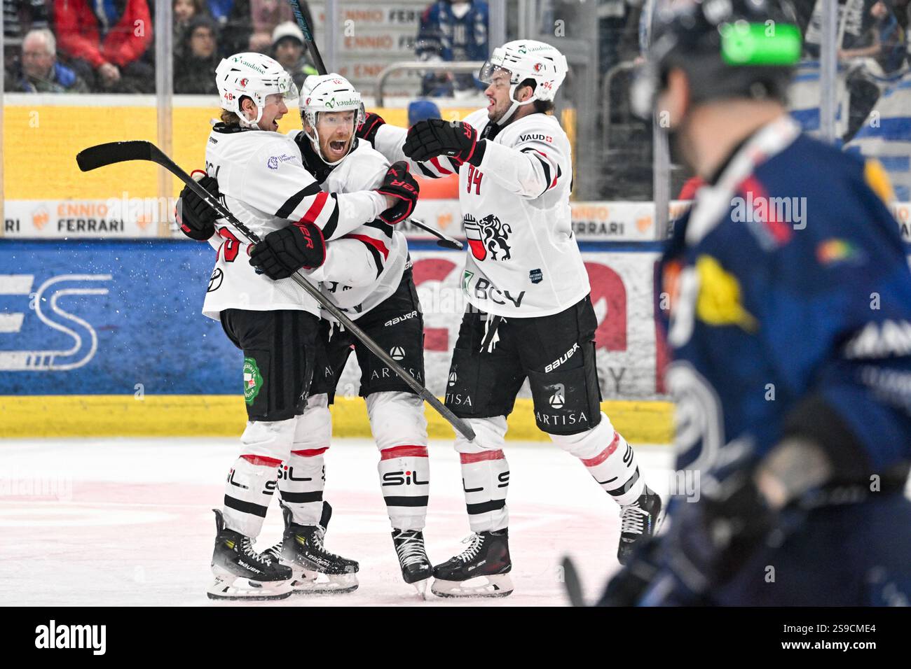 25/01/2025, Ambri, Gottardo Arena, NL: HC Ambri-Piotta - Lausanne HC ...